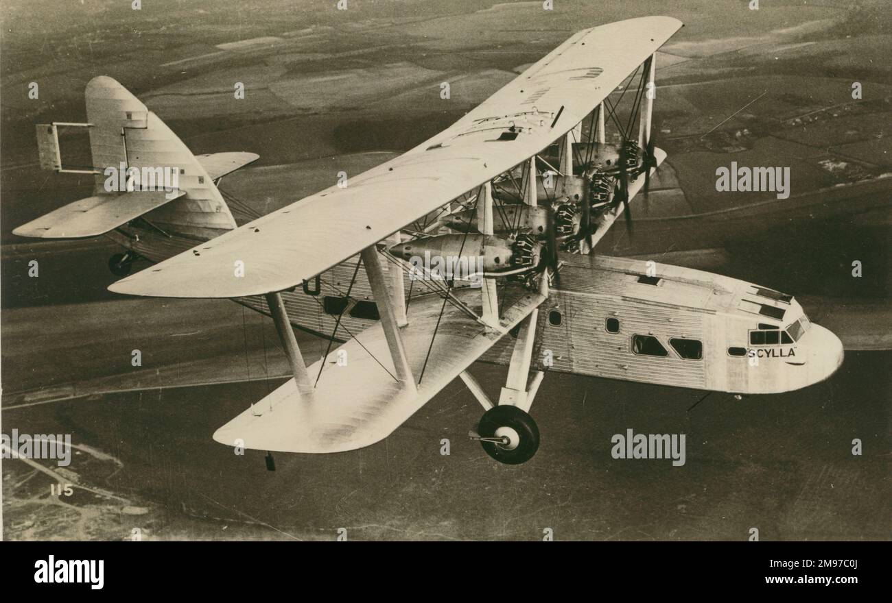 Short L17 Scylla, G-ACJJ, of Imperial Airways Stock Photo - Alamy