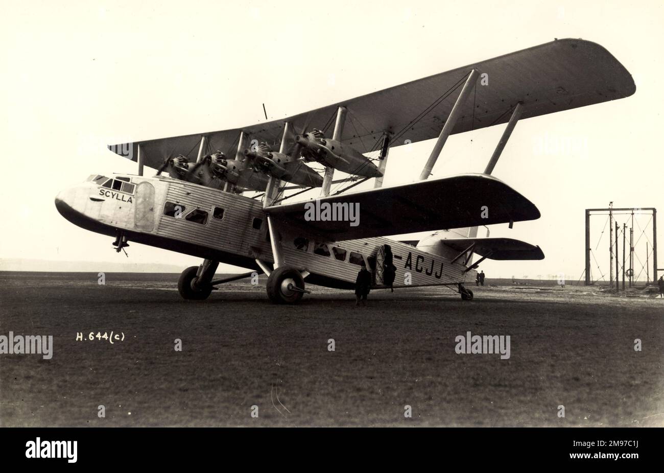 Short L17 Scylla, G-ACJJ, of Imperial Airways Stock Photo - Alamy