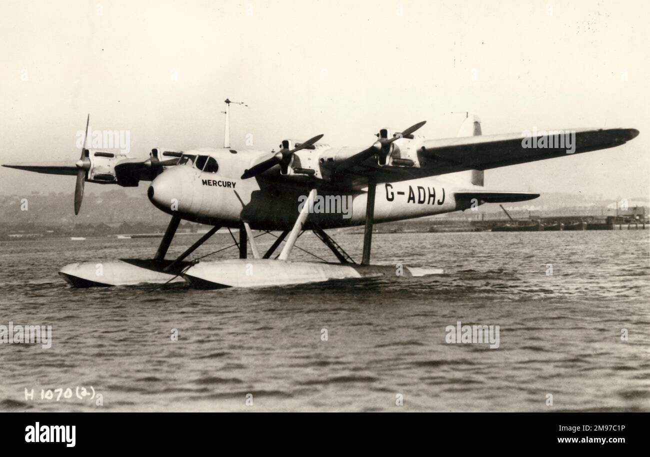 Short S20 Mayo upper component, G-ADHJ, Mercury Stock Photo - Alamy