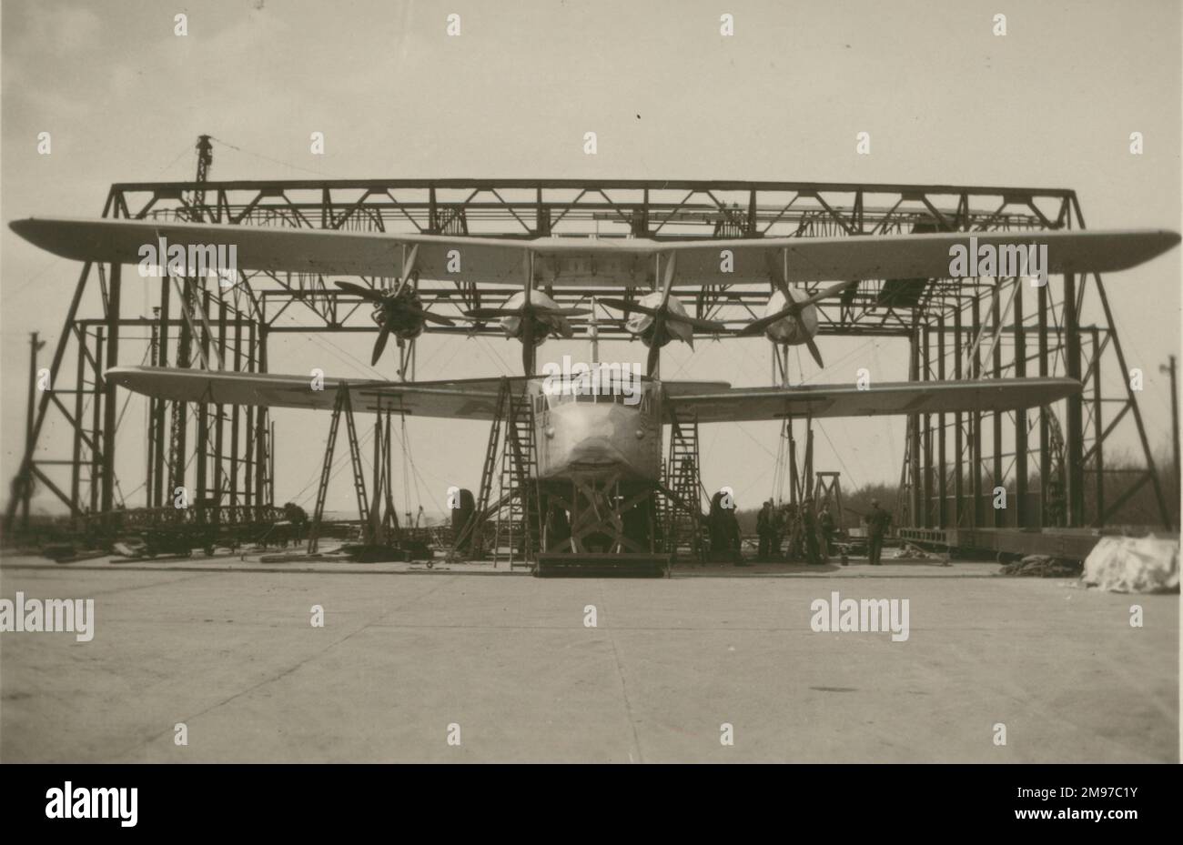 Short L17 Scylla, G-ACJJ, of Imperial Airways Stock Photo - Alamy