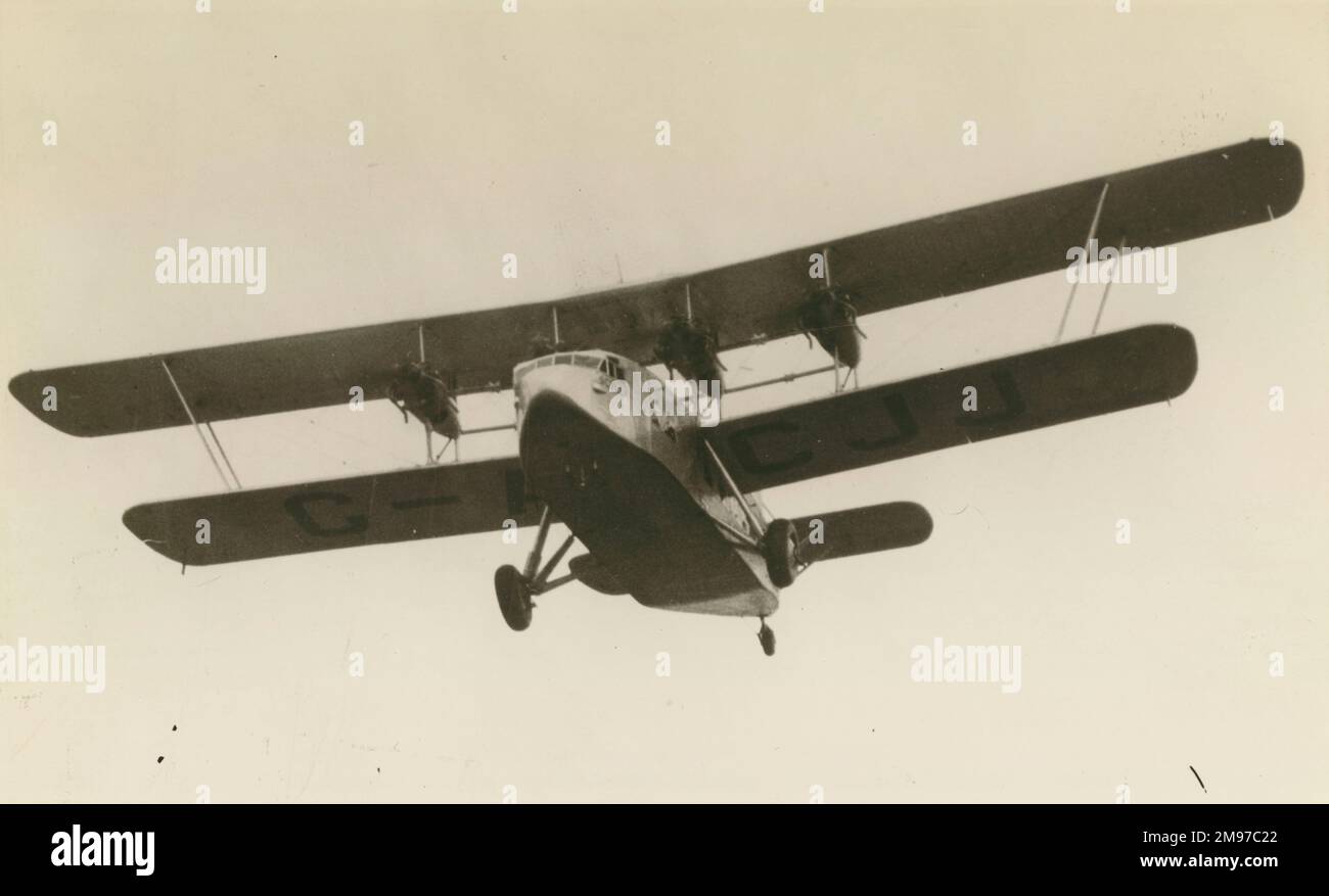 Short L17 Scylla, G-ACJJ, of Imperial Airways Stock Photo - Alamy