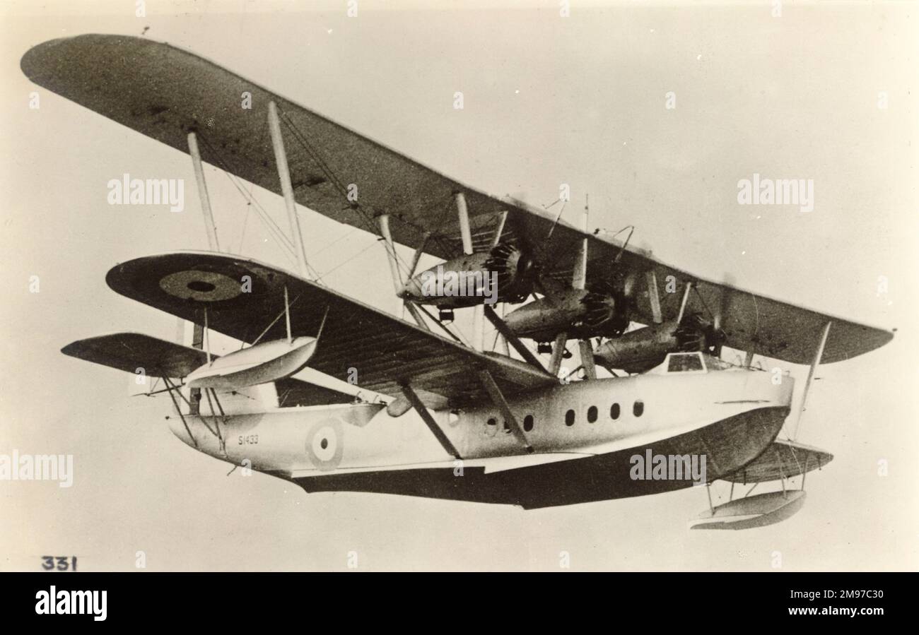 The first Short S8/8 Rangoon, S1433 Stock Photo - Alamy