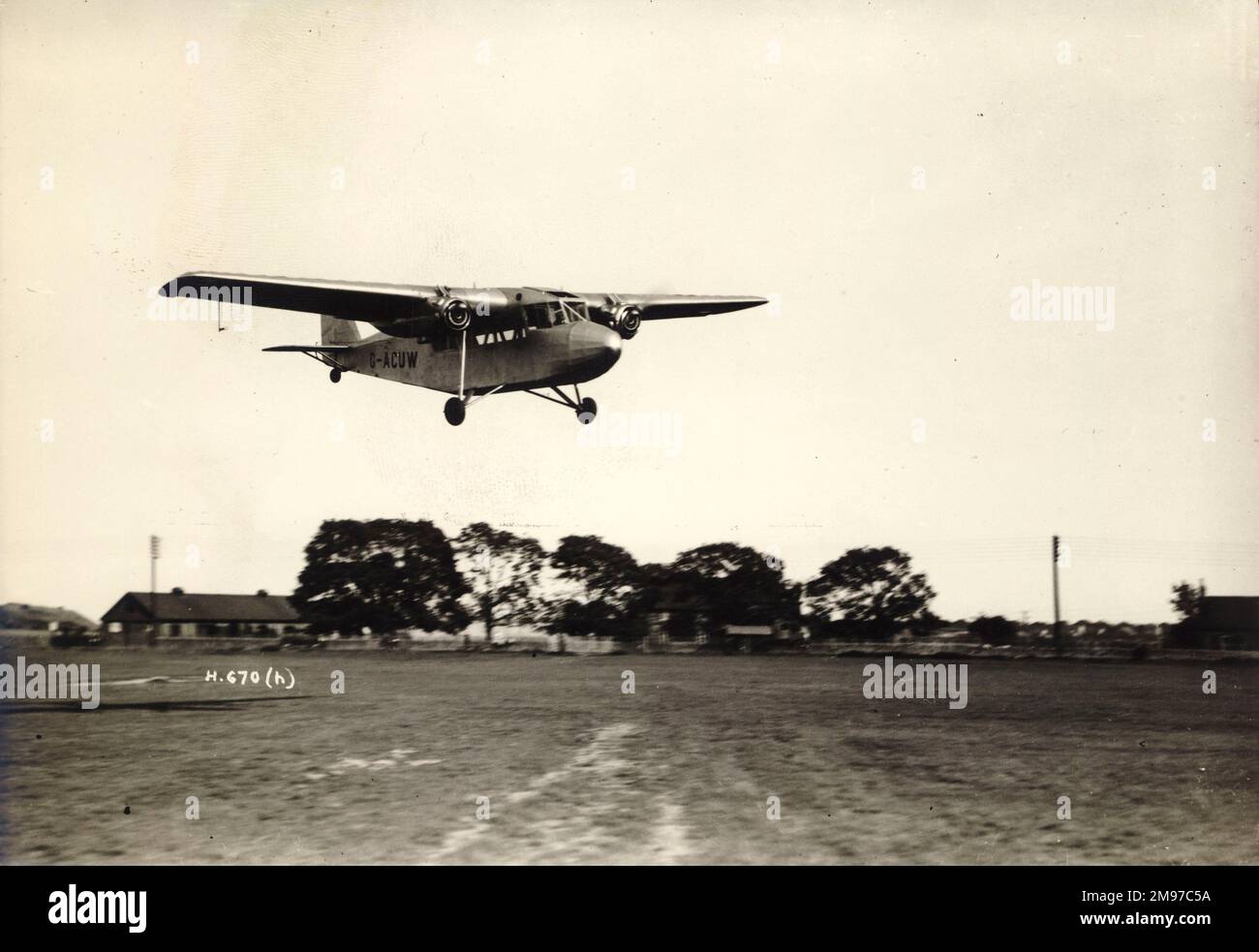 Short S16/1 Scion, G-ACUW Stock Photo - Alamy