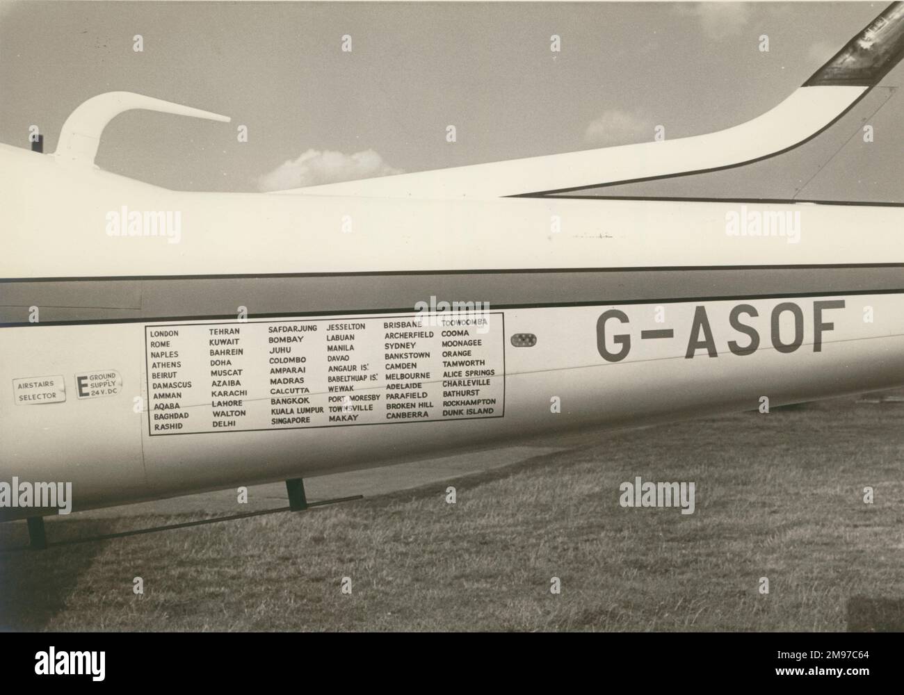 Beagle B206 Series 1, G-ASOF Stock Photo - Alamy