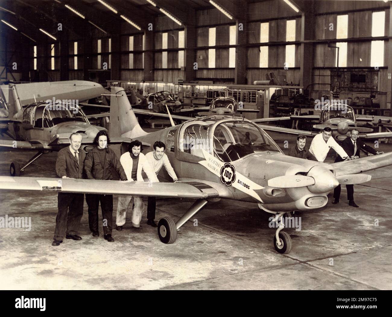 The 100th Scottish Aviation Bulldog, G-RADB, is the 78th Bulldog for ...