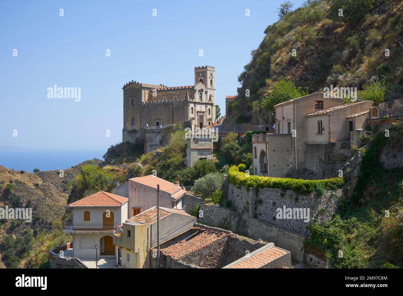 Chiesa di San Nicolo, church in Savoca, Messina Province, Sicily ...