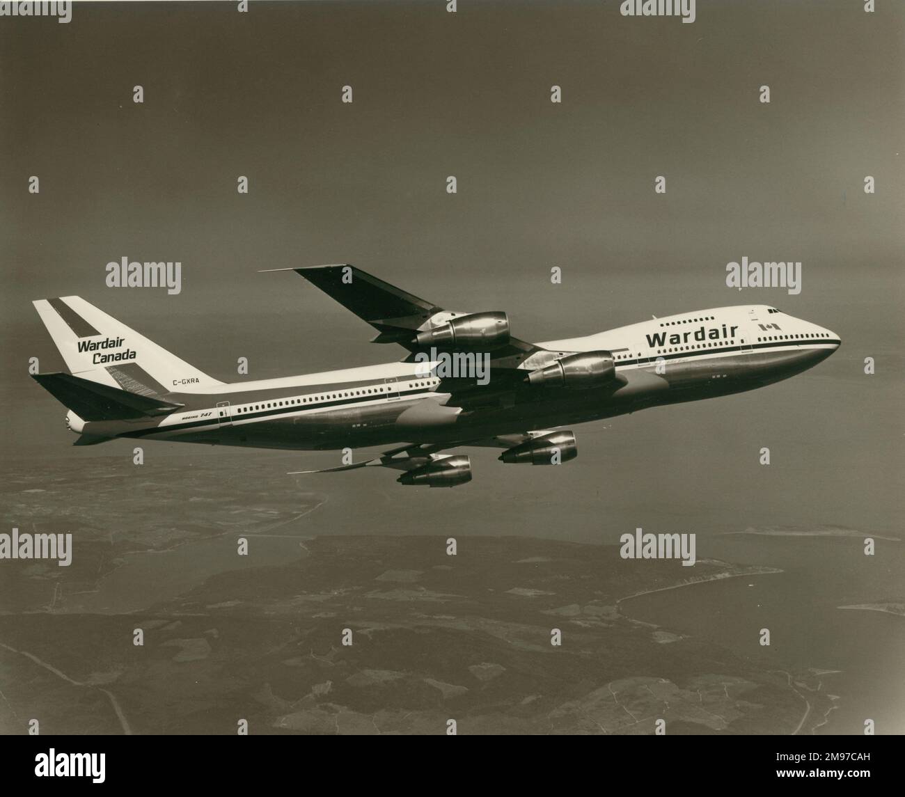 Boeing 747-211B, C-GXRA, of Wardair Stock Photo - Alamy