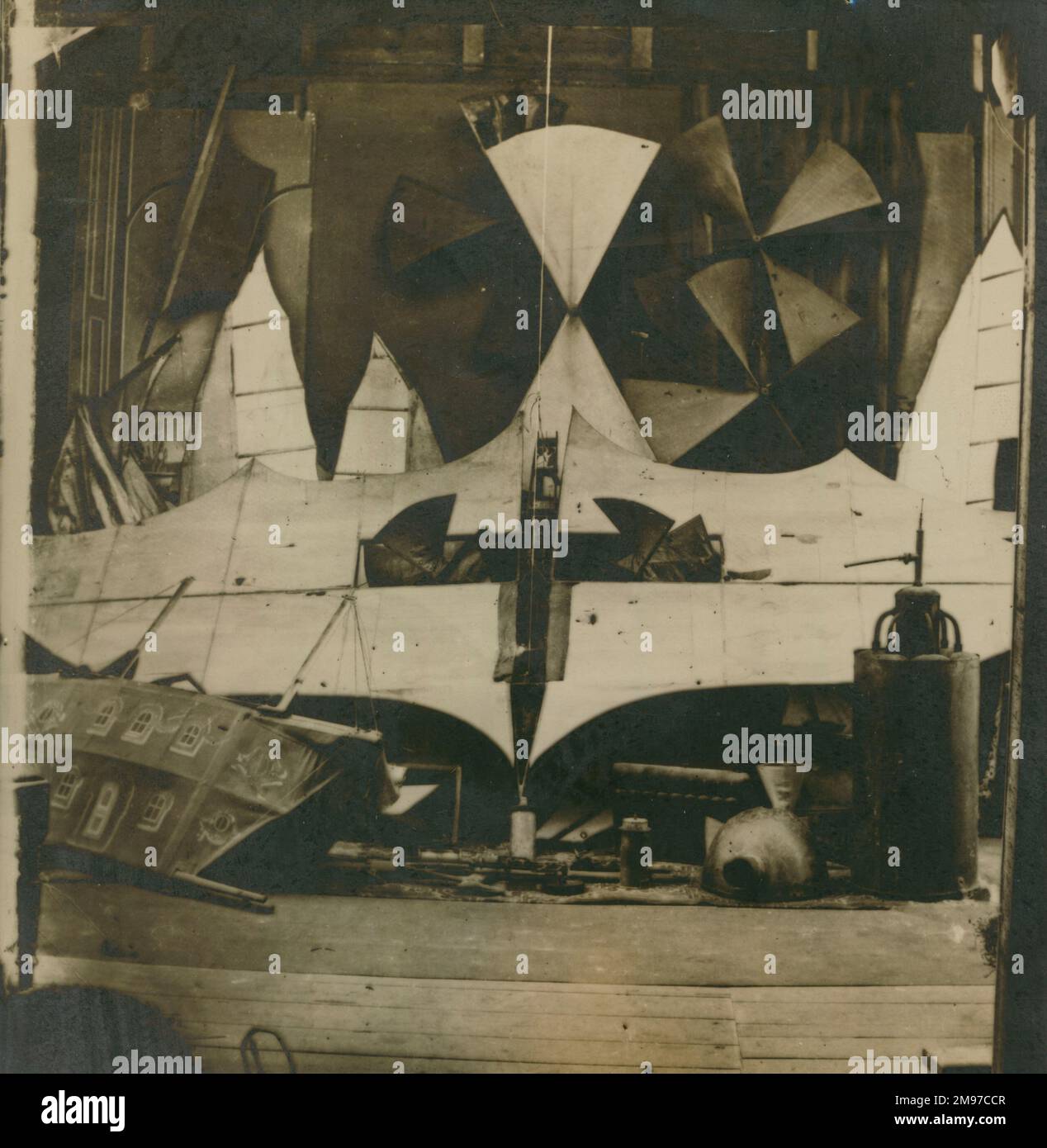 Stringfellow Bat 1848 monoplane model Stock Photo - Alamy