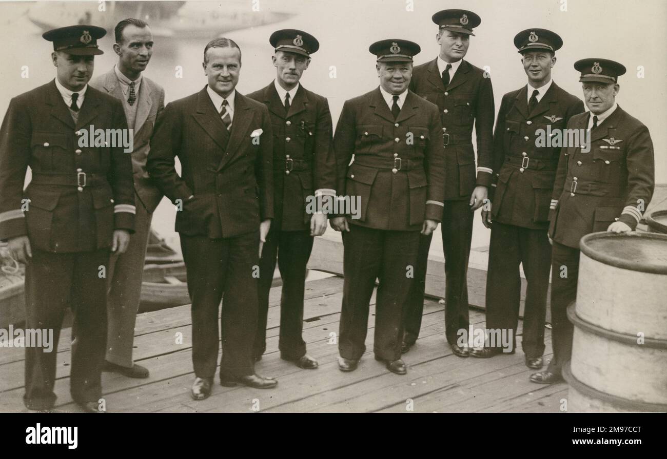 Major Herbert George Brackley, Superintendant, Imperial Airways, third ...