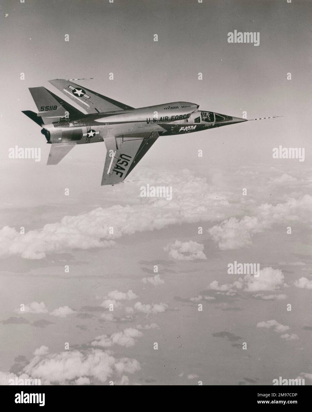 North American F-107A, 55-5118 Stock Photo - Alamy