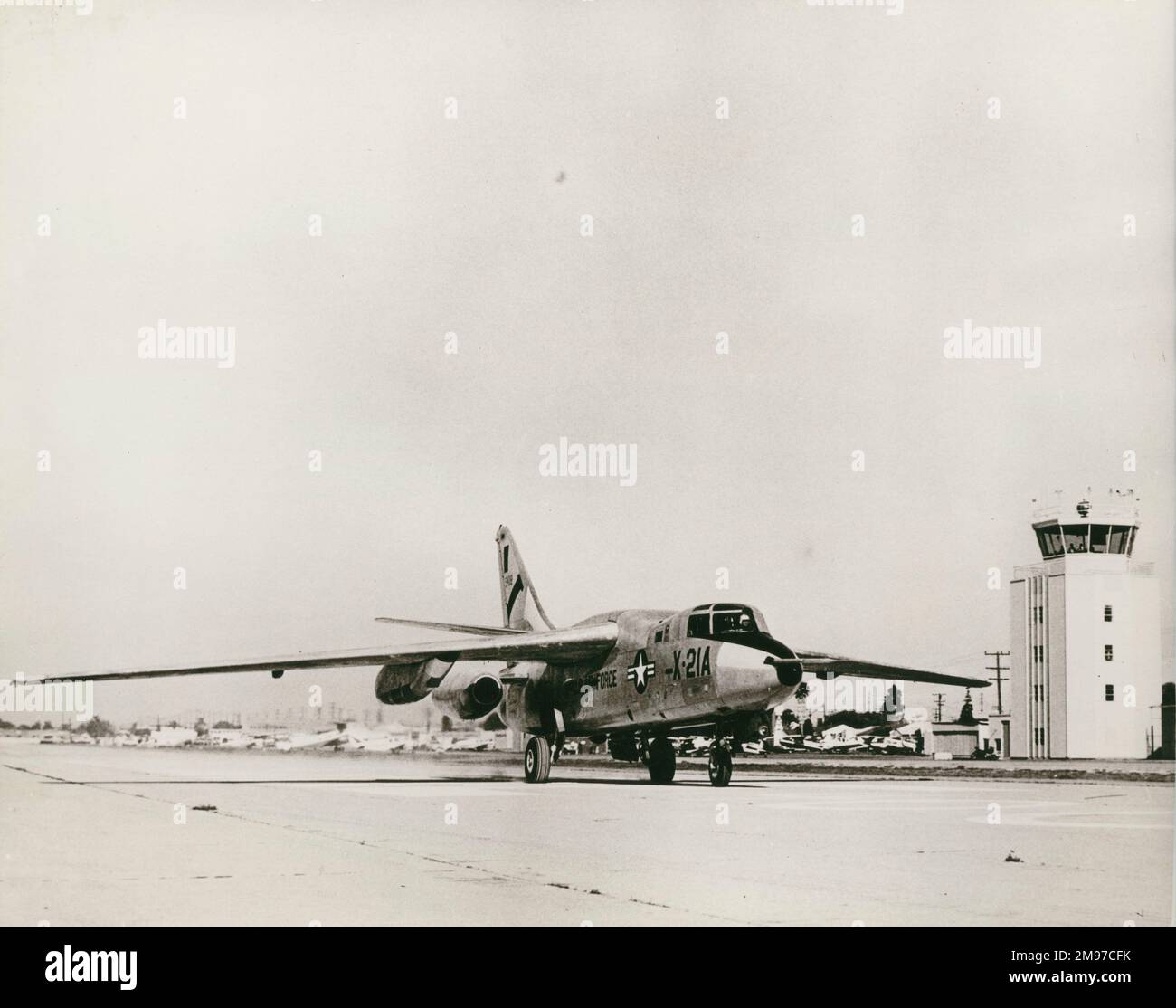 Northrop X-21A immediately prior to its first flight at Hawthorne ...
