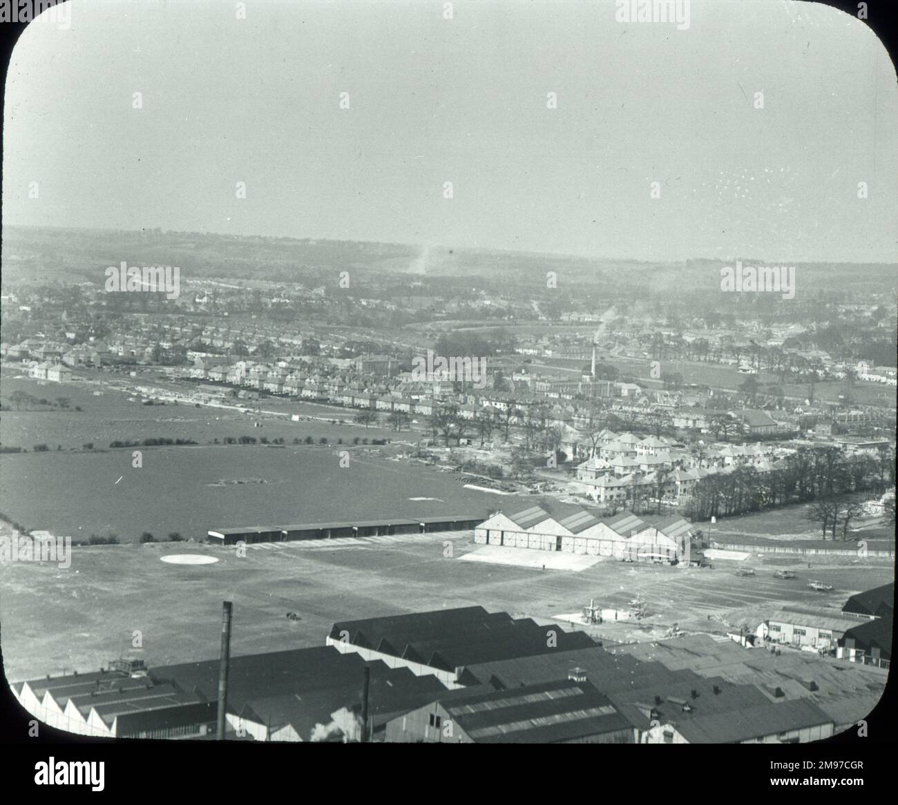 The de Havilland Stag Lane factory in 1930 Stock Photo - Alamy