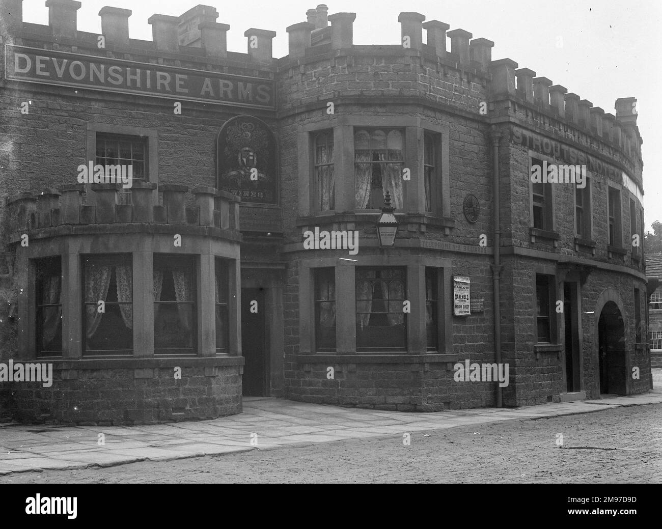 The landlord's name is identifiable as Griffiths, and carved onto the ...