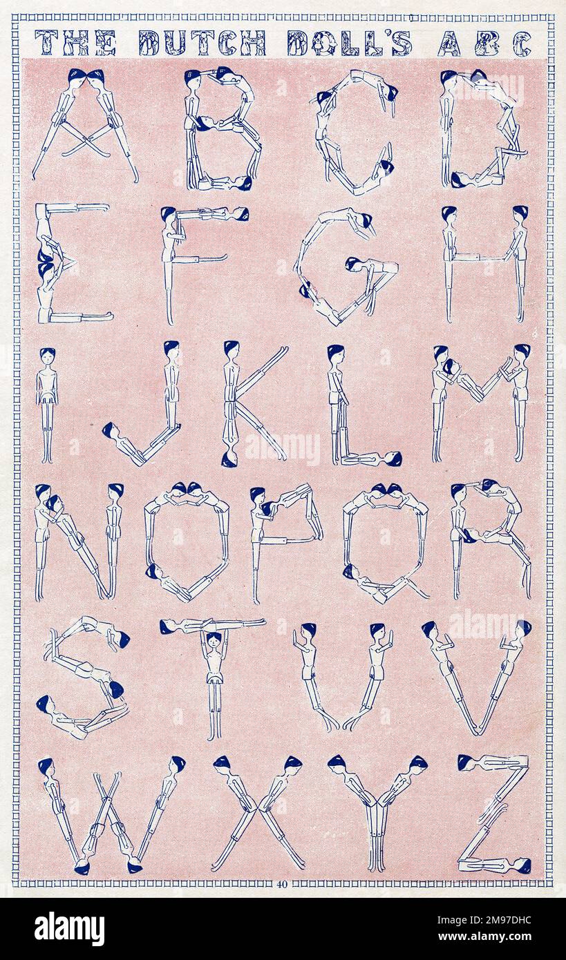 Dutch alphabet hi-res stock photography and images - Alamy