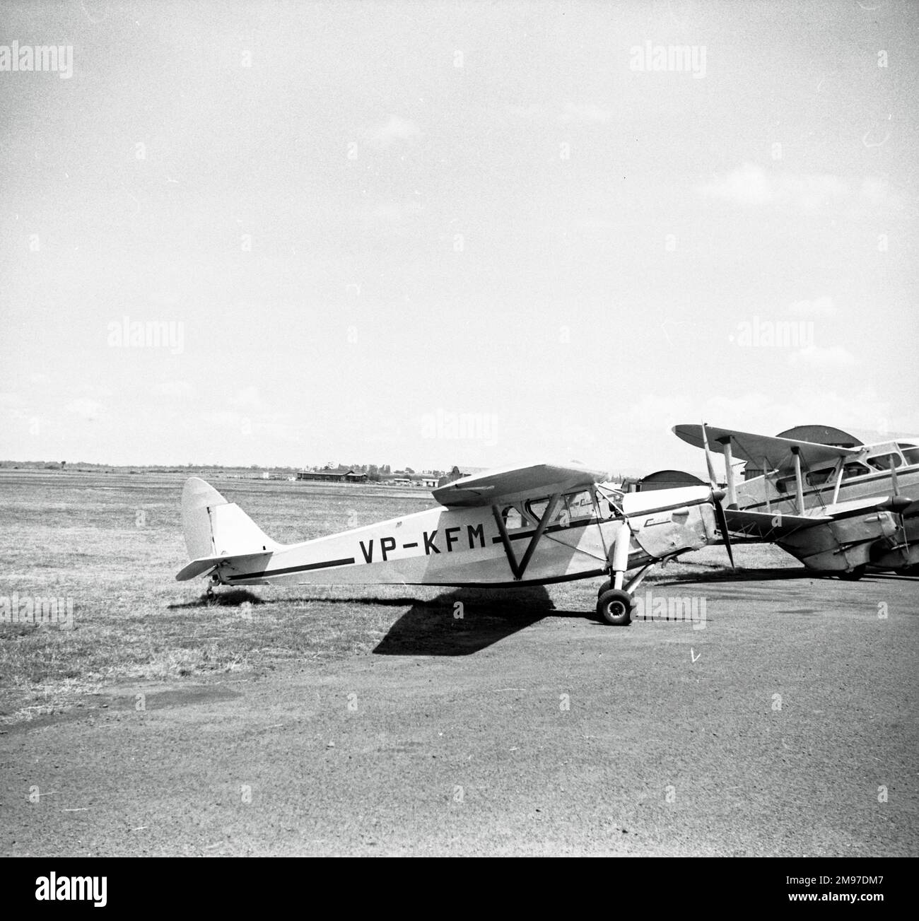 De Havilland Leopard Moth VP-KFM of Caspair at Nairobi West on 9 July ...