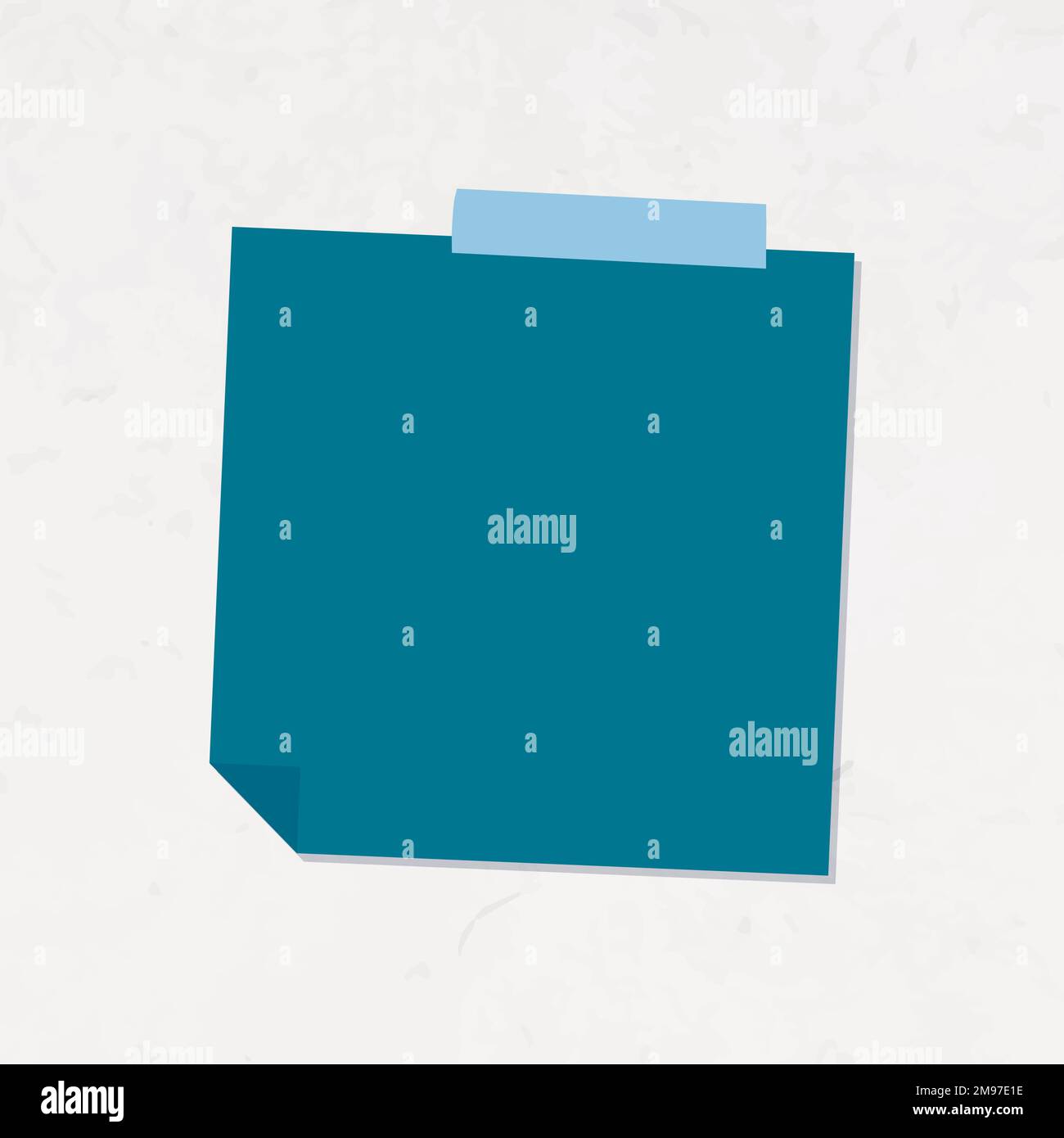 Blank dark blue notepaper journal sticker vector Stock Vector Image ...