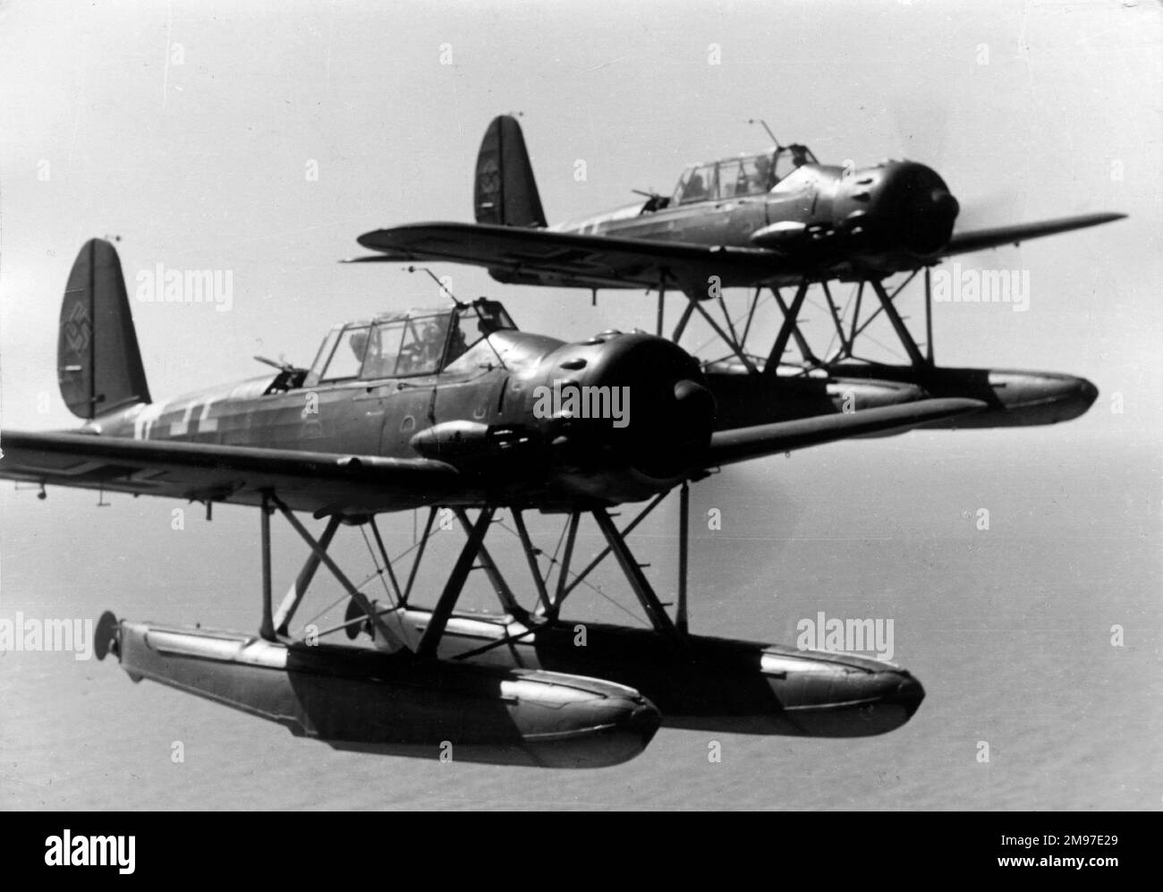 Arado Ar 196A originally designed to be catapulted off warships, this ...