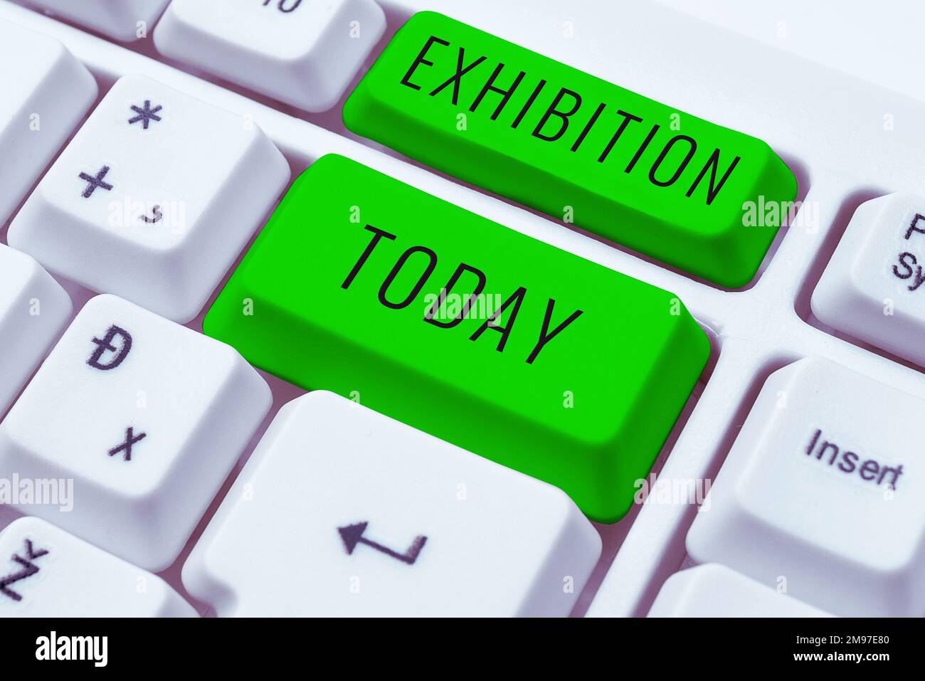 Writing displaying text Exhibition. Concept meaning and act of exposing ...