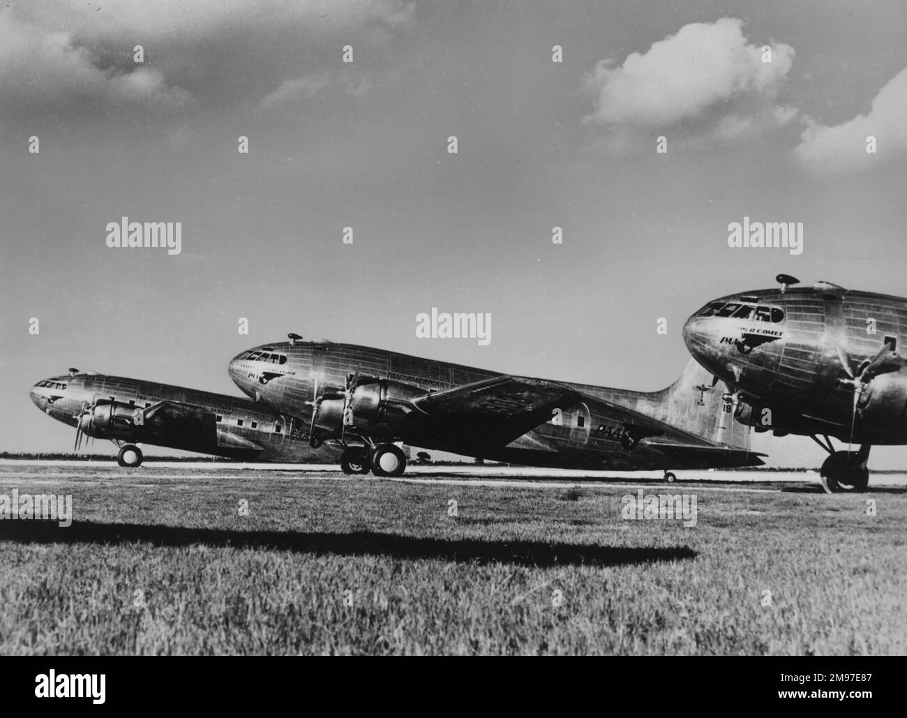 Boeing 307 Stratoliner - Pam Am Stock Photo - Alamy