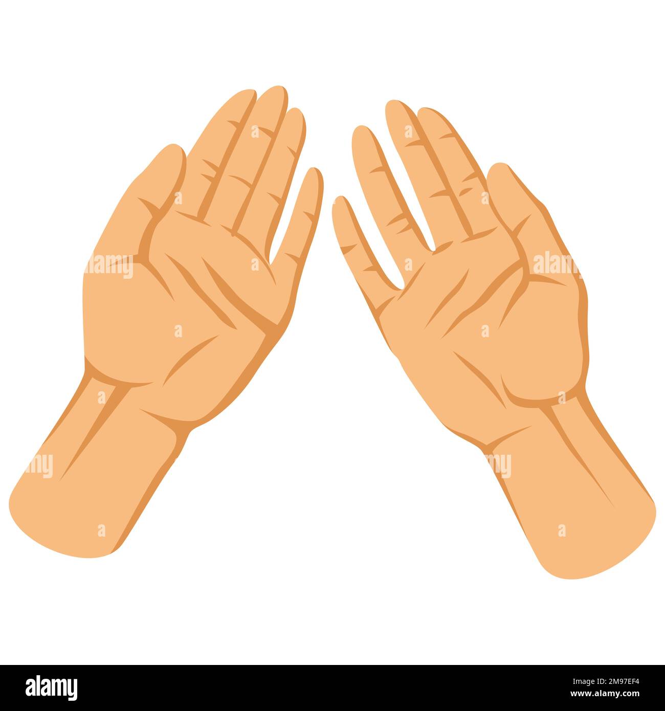 Asking for protection Cut Out Stock Images & Pictures - Alamy