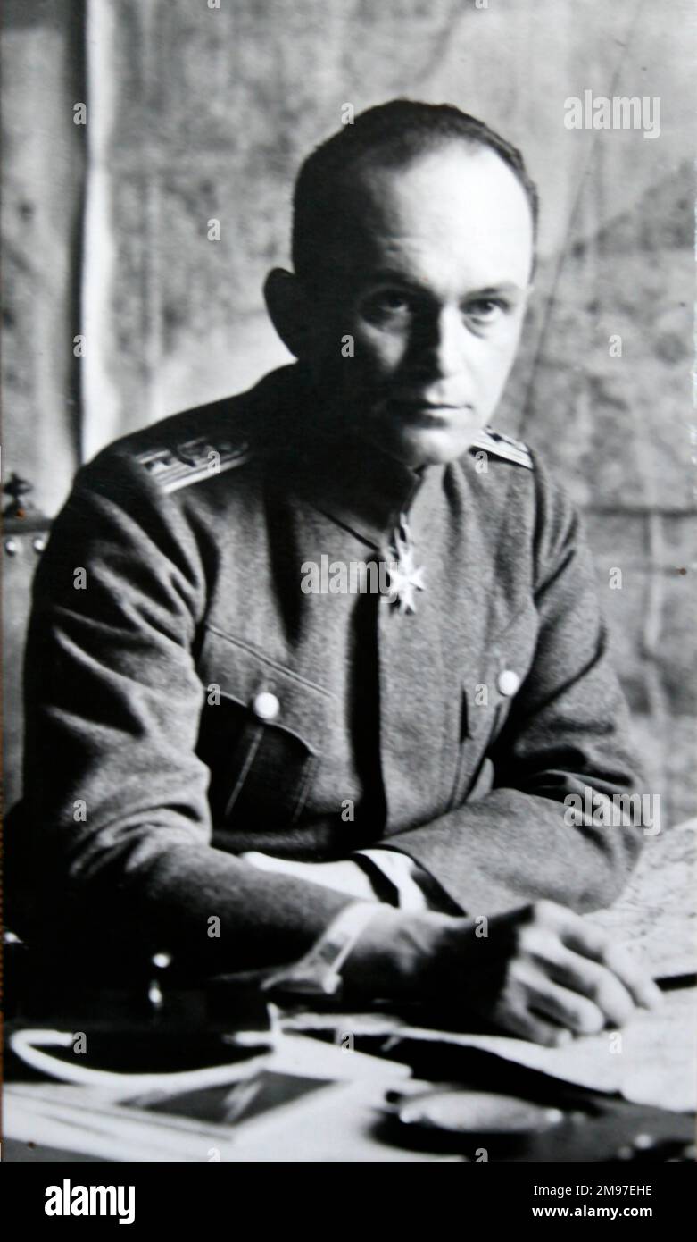 Brandenberg, Hptm, pilot and leader of KG 3 'The England Raiders' Stock ...