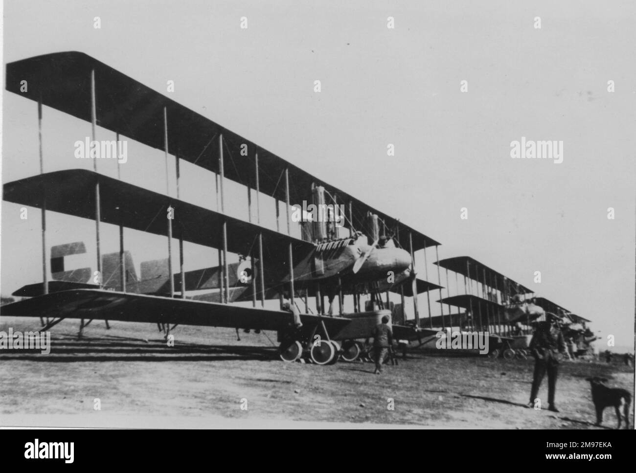 Caproni Ca 42 three plane line up - Italy's early contribution to heavy ...