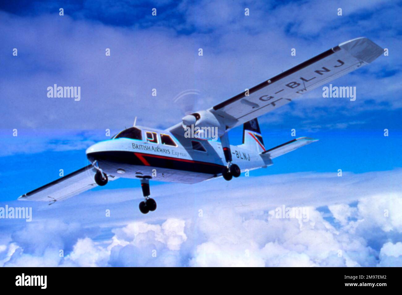 Britten Norman Islander- British Airways Express Stock Photo - Alamy