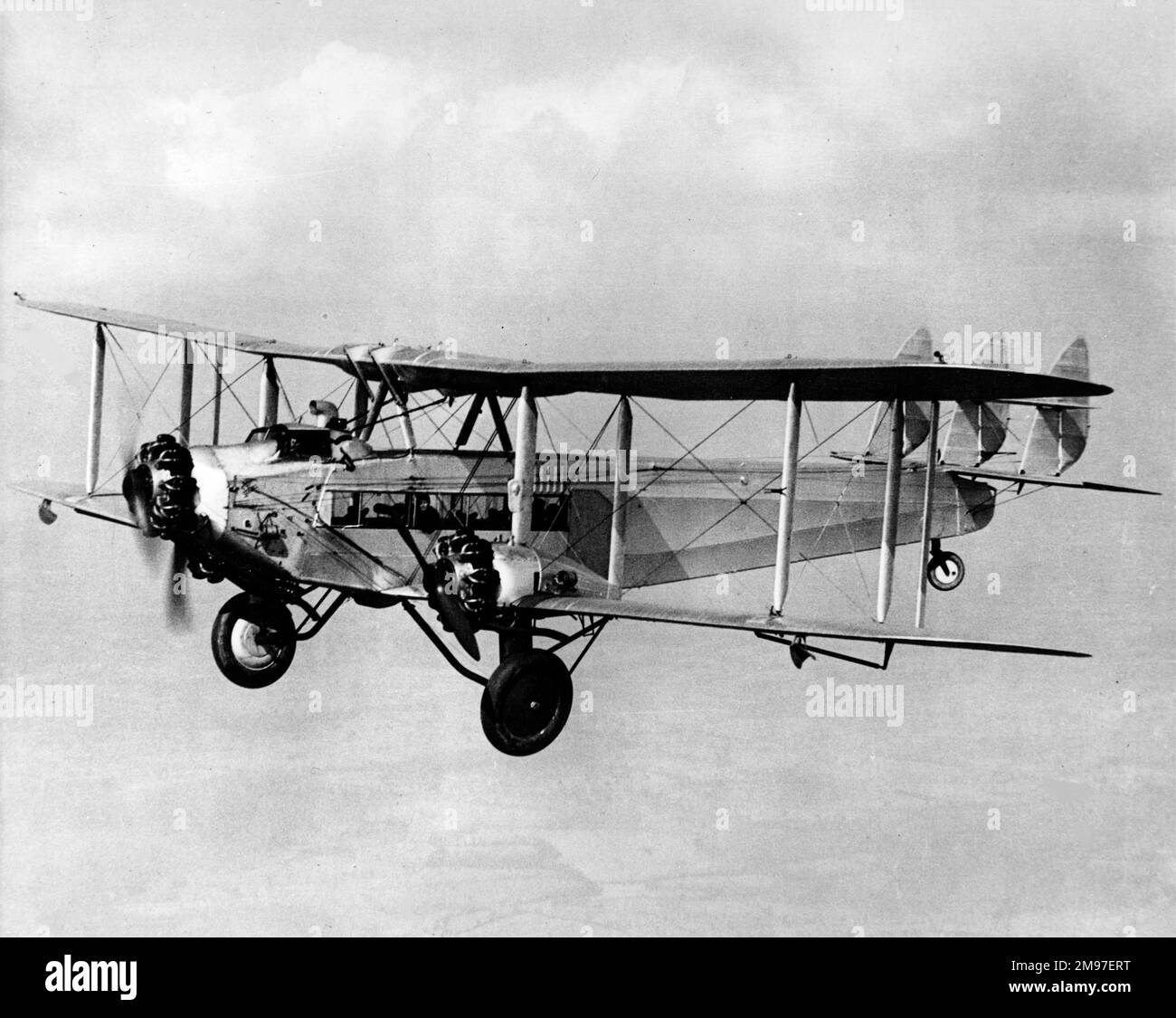 De Havilland DH66 first flown 1926. This long-ranged mailplane also ...