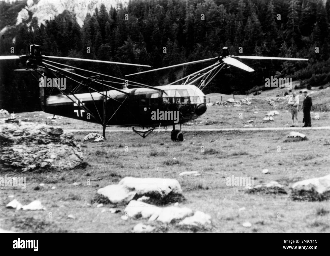 Focke-Achgelis Fa 223 -a handful built of this, the World's first ...