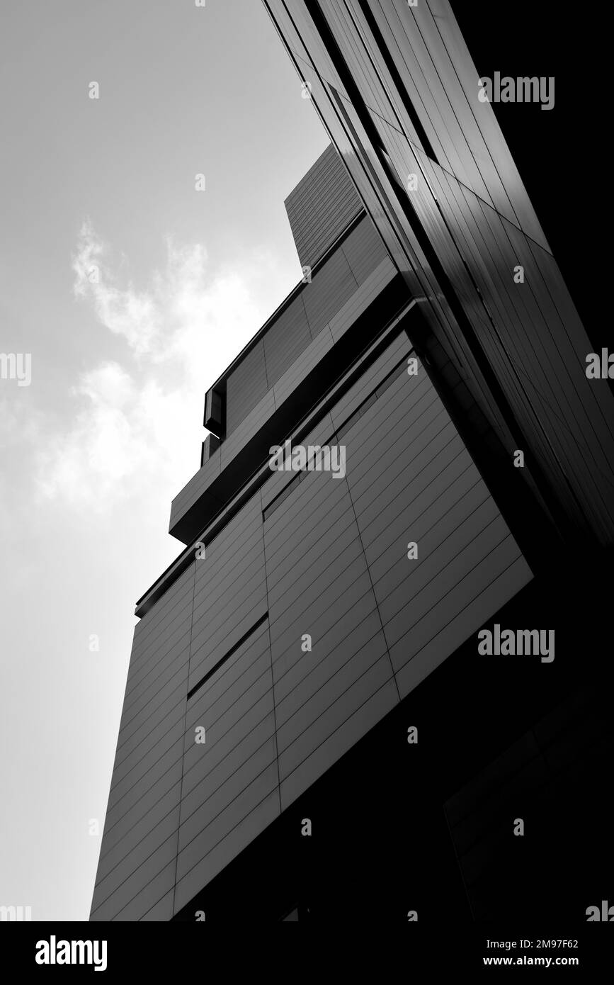 Section of a building Black and White Stock Photos & Images - Alamy