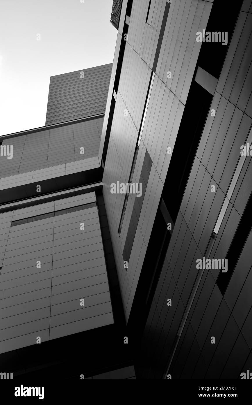 Section of a building Black and White Stock Photos & Images - Alamy