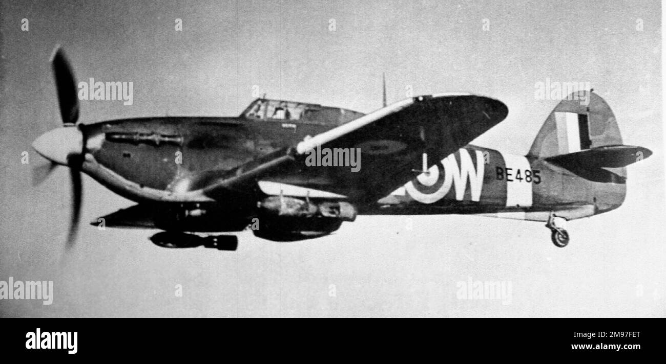 Hawker Hurricane IIB -with its compliment of underwing bombs, this ...