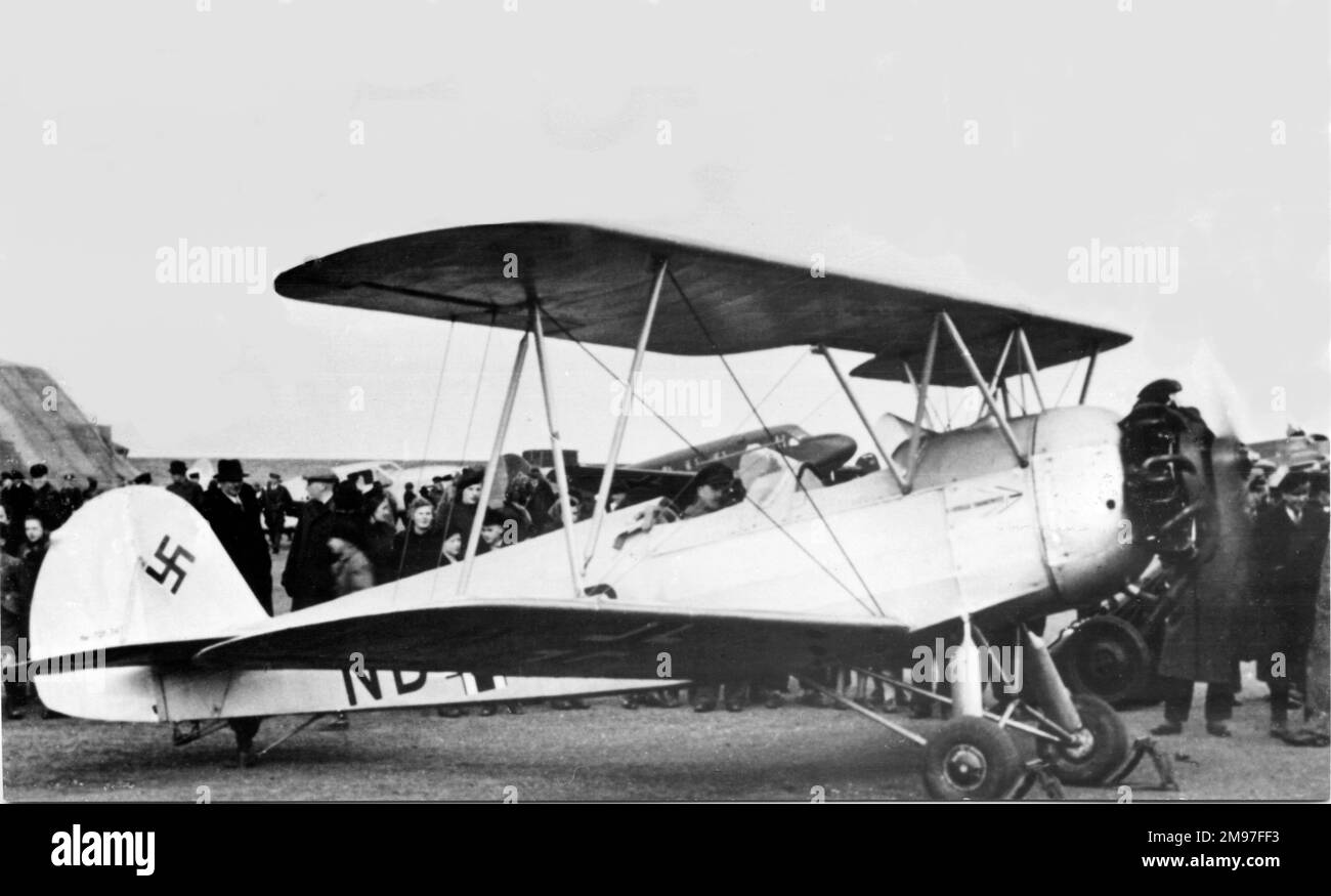 Heinkel He 72B Kadett -used for trainee pilot selection Stock Photo - Alamy