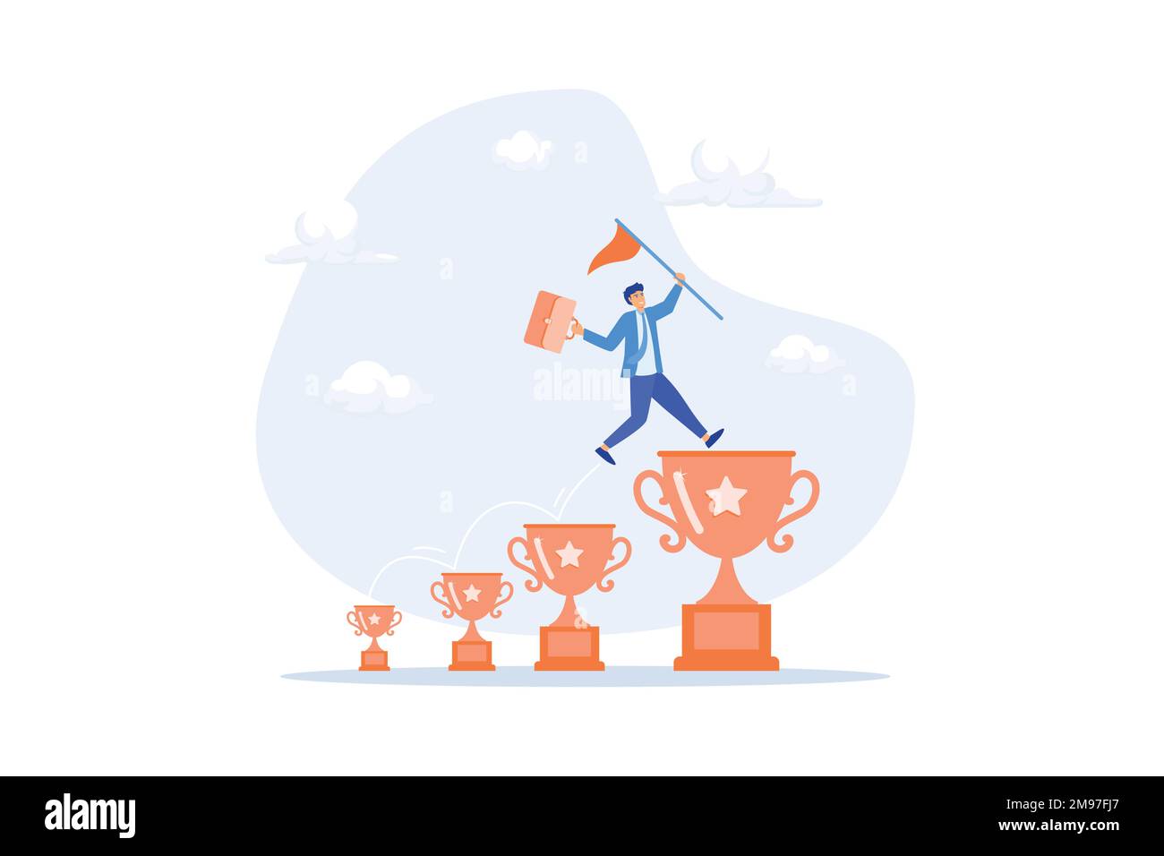 Small win or achievement to motivate to achieve bigger goal, strategy ...