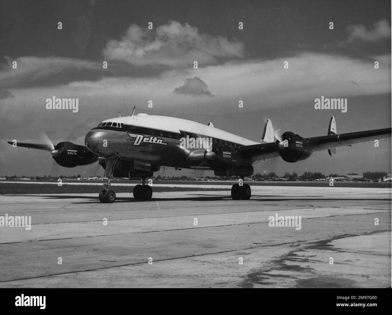 Lockheed L749 Constellation Delta Stock Photo - Alamy
