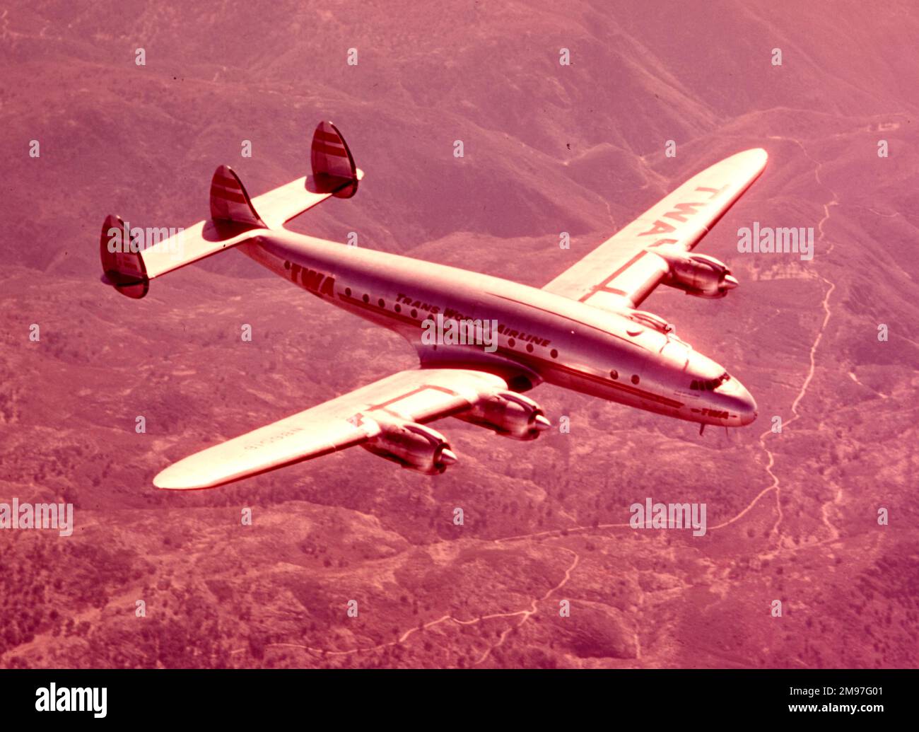 Twa lockheed super constellation hi-res stock photography and images ...