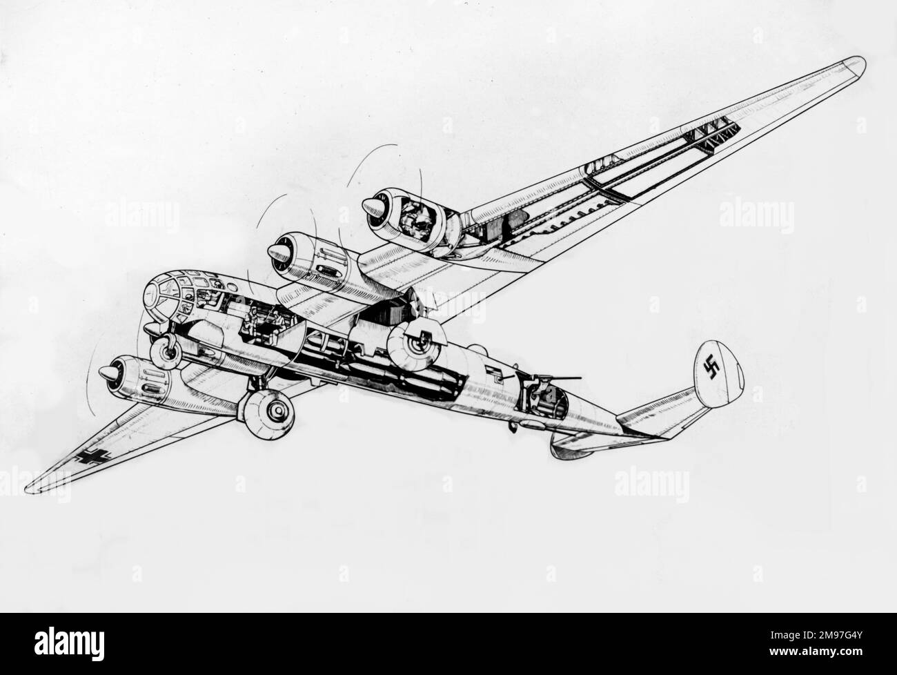 Messerschmitt me 264 Black and White Stock Photos & Images - Alamy
