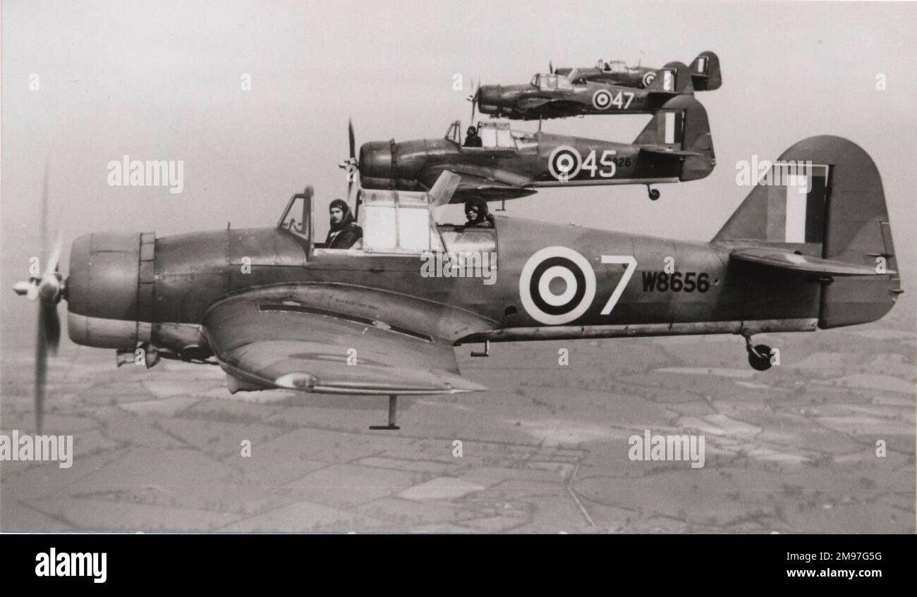 Miles Master III -used American engines in place of the scarce Rolls ...