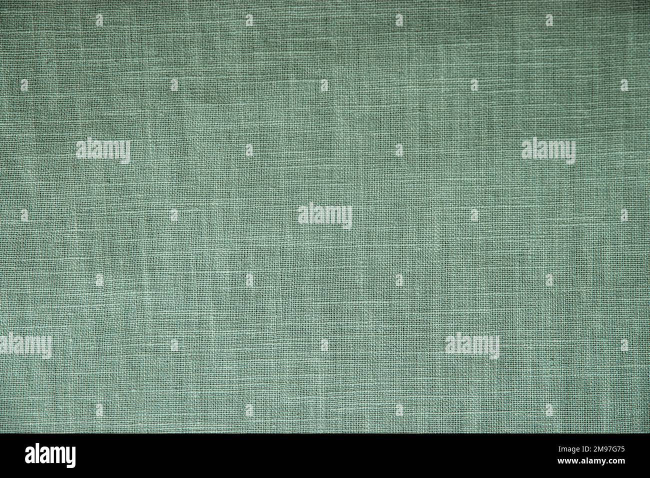 Green linen fabric texture closeup as textile background Stock Photo ...