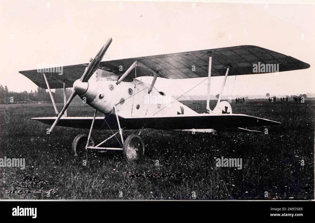 Pfalz D III single seat German fighter biplane, first flown around June ...