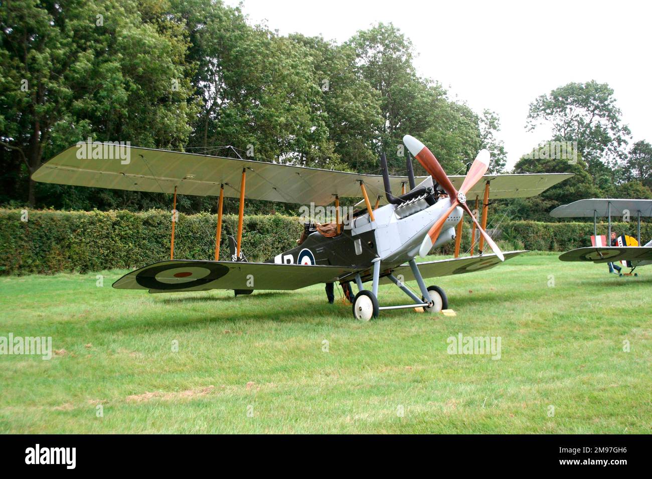 Royal Aircraft Factory RE 8 with Snipe - Photo by Hugh W. Cowin - Old ...