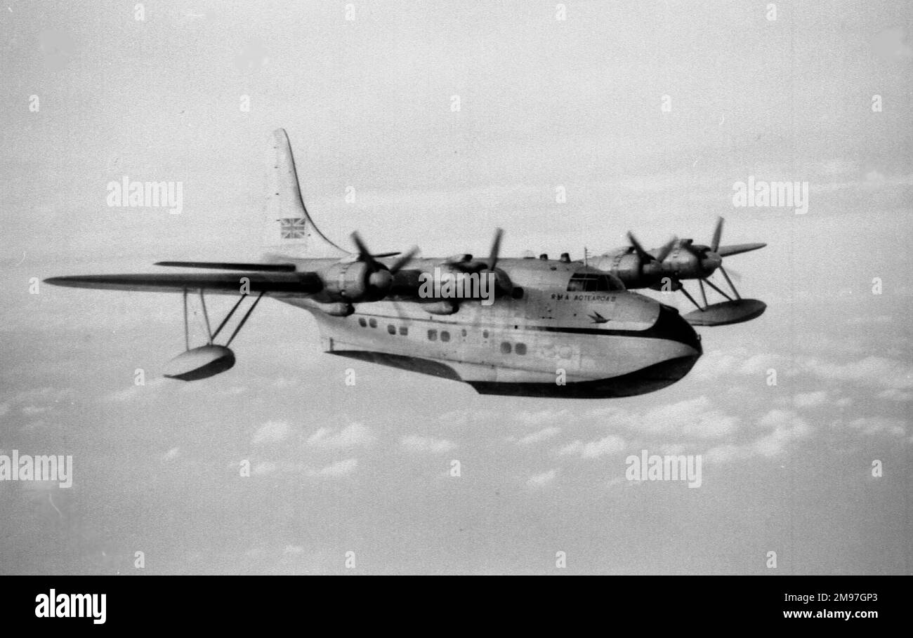 Short S45 Solent 4 of TEAL (forward view) aloft Stock Photo - Alamy