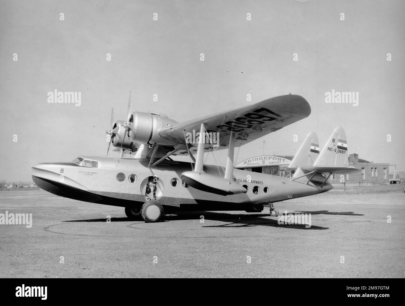 Sikorsky S-43B of Inter Island Airways parked Stock Photo - Alamy