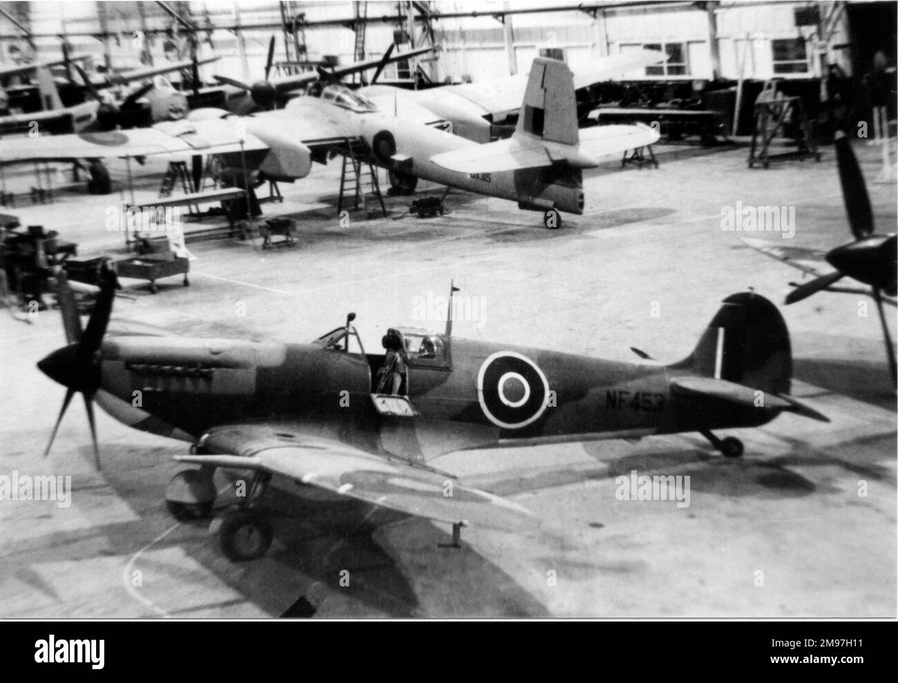 Supermarine Seafire III-Westland-built NF453 Stock Photo - Alamy