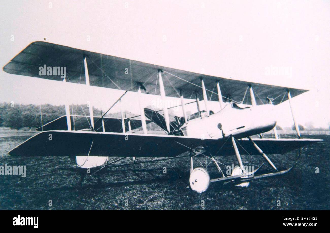 Vickers FB5 two-seater fighter plane, first flown in action in November ...