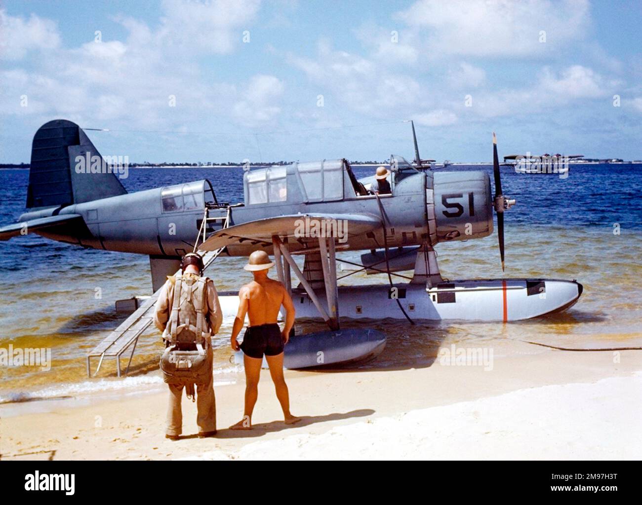 Vought OS2U-3 Kingfisher-designed as a scout to be catapulted from ...