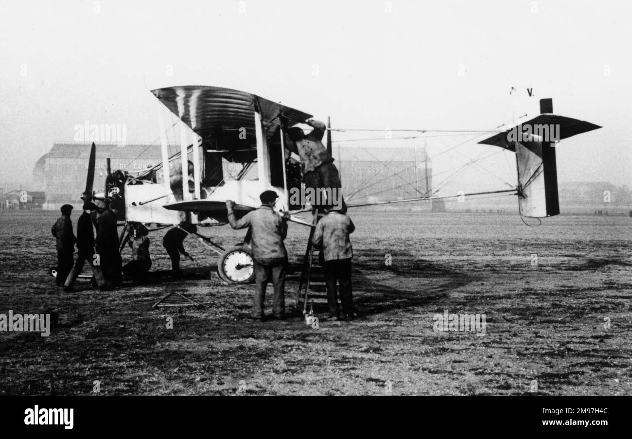 Voisin 5 or LAS based on the Voisin III two seat bomber, but with extra engine mounted in the ...