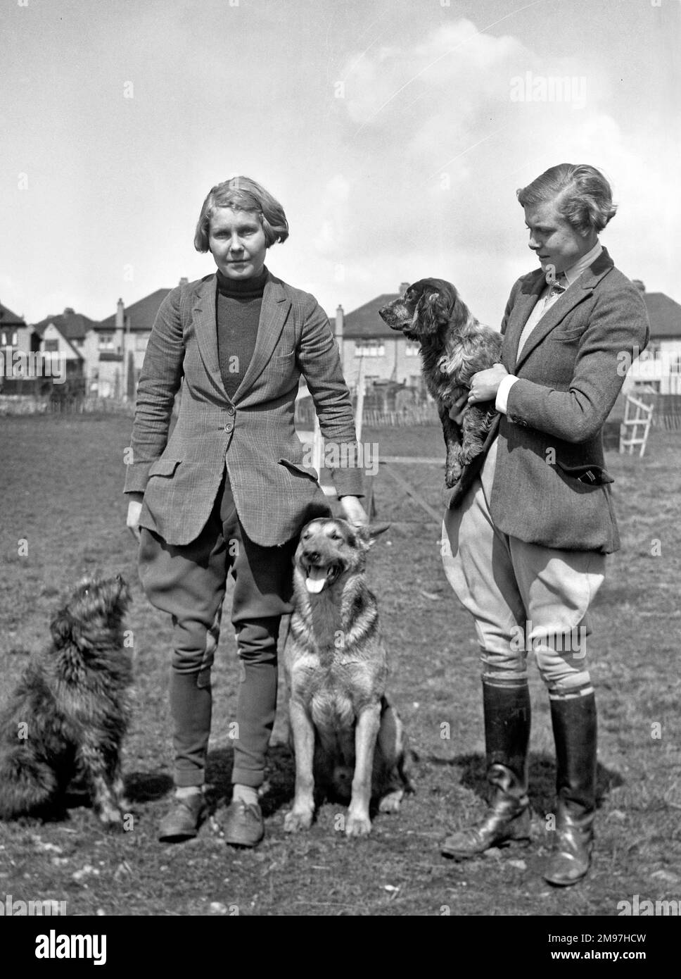 Two women shepherd dog hi-res stock photography and images - Alamy