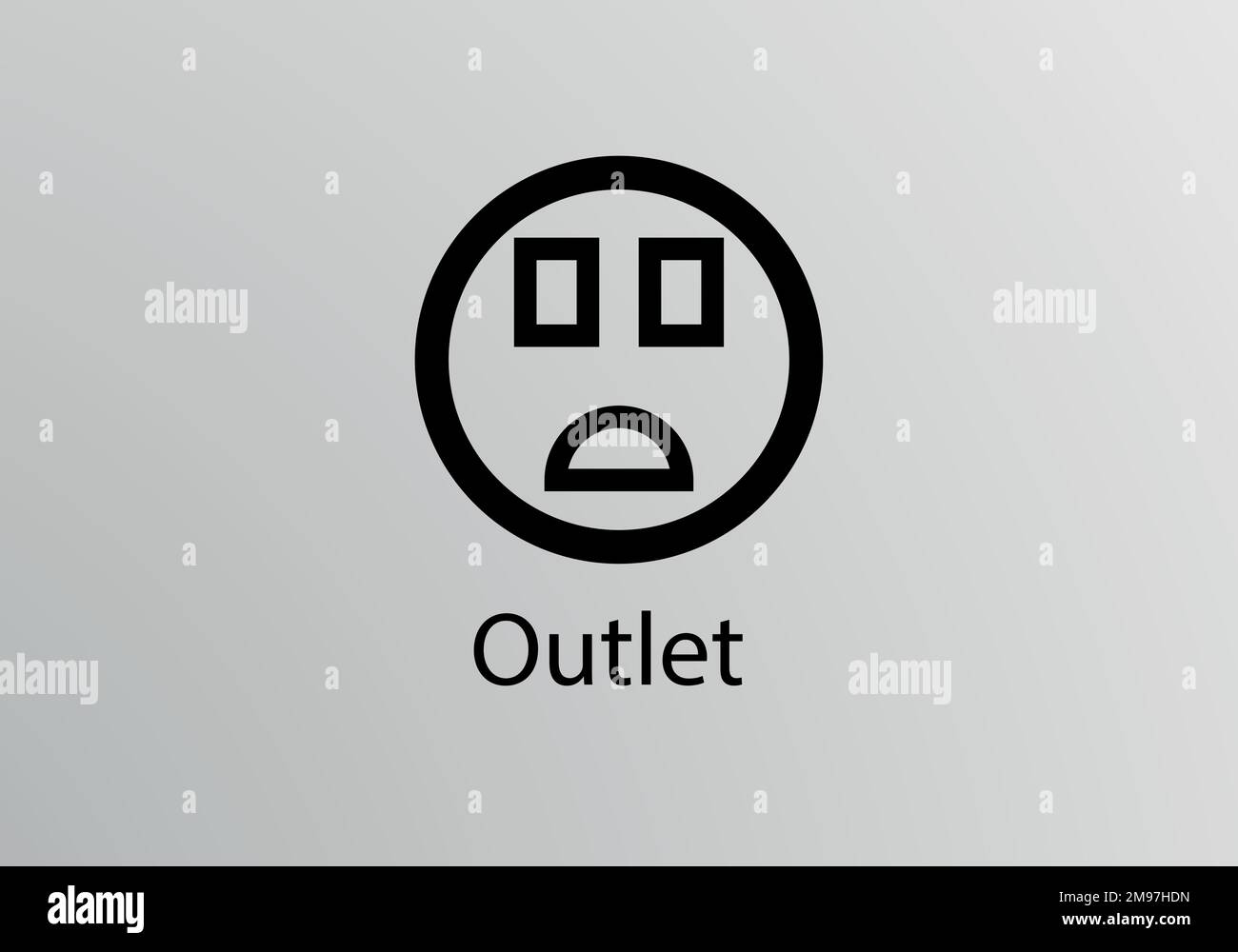 Outlet Engineering Symbol, Vector symbol design. Engineering Symbols ...