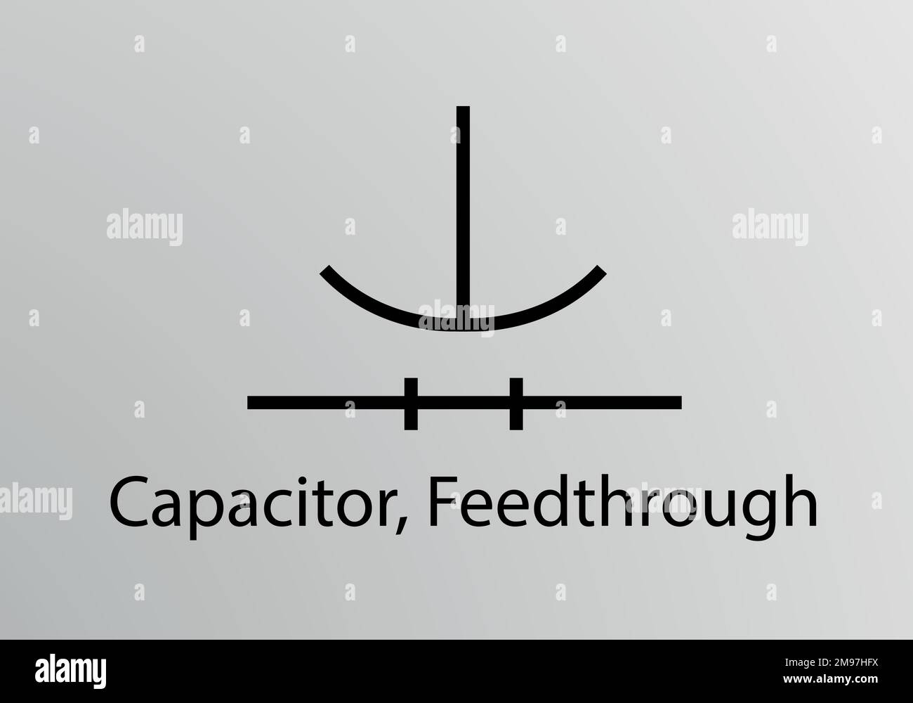 Variable capacitor trimmer Stock Vector Images - Alamy